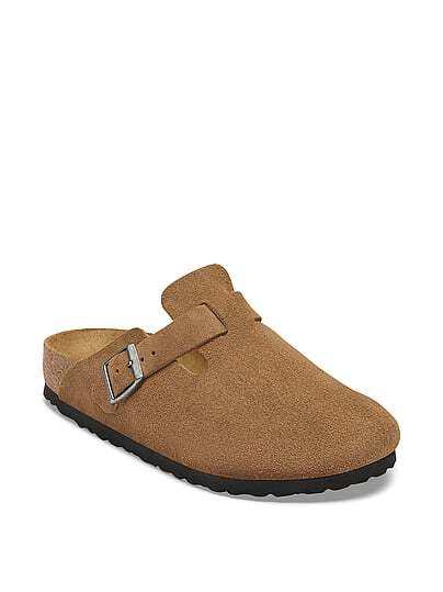 Pink Birkenstock Boston Clogs - Brown