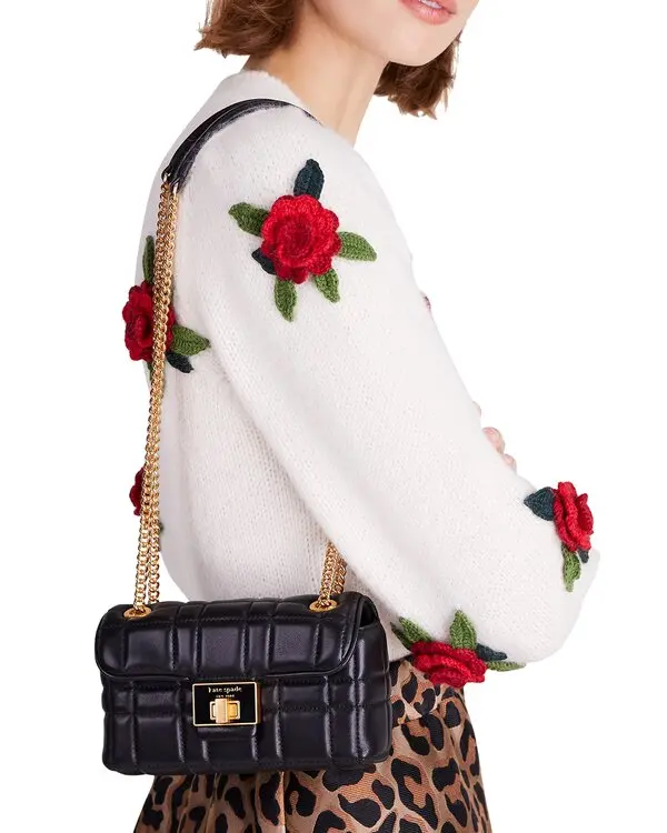 Kate Spade New York Evelyn Small Quilted Leather Convertible Crossbody