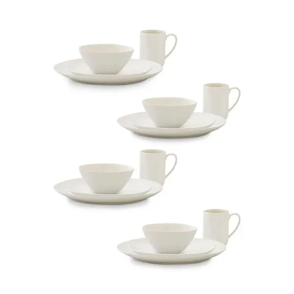 PORTMEIRION 16 Piece Sophie Conran Arbor Dinnerware Set - White