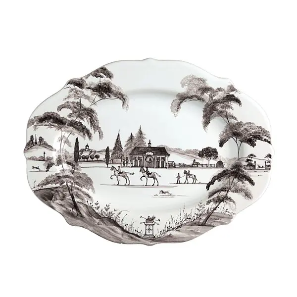JULISKA Country Estate Medium Serving Platter - Flint