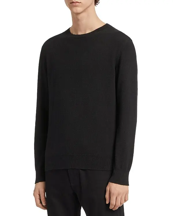 Zegna Oasi Cashmere Crewneck Sweater - Black