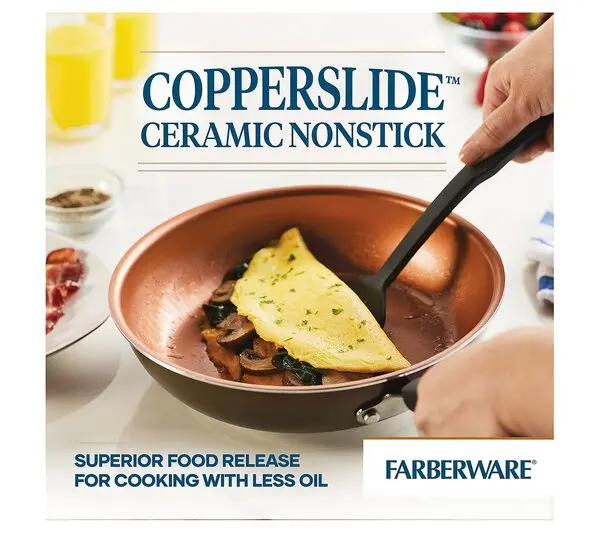 FARBERWARE Easy Clean Pro 14pc Ceramic Cookware Set