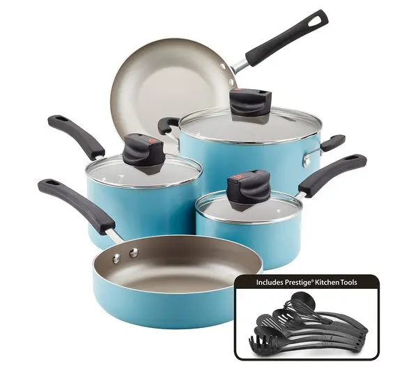 FARBERWARE Smart Control Nonstick Cookware 14 P C Set - One-color