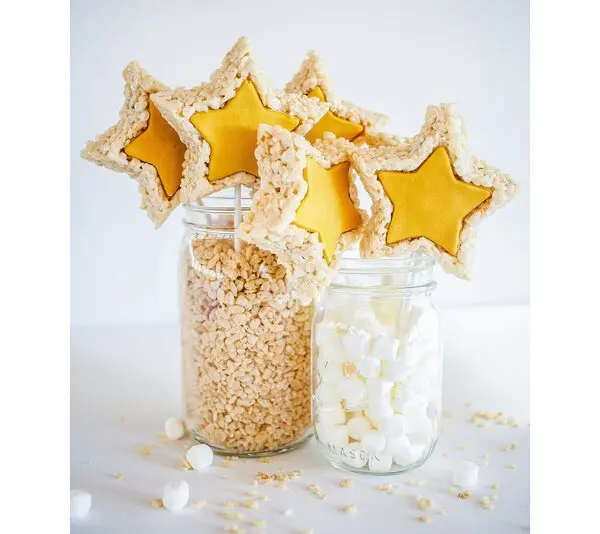 CREATIVE CRISPIES CO. Creative Crispies 6-piece Star On A Stick Treat S - One-color