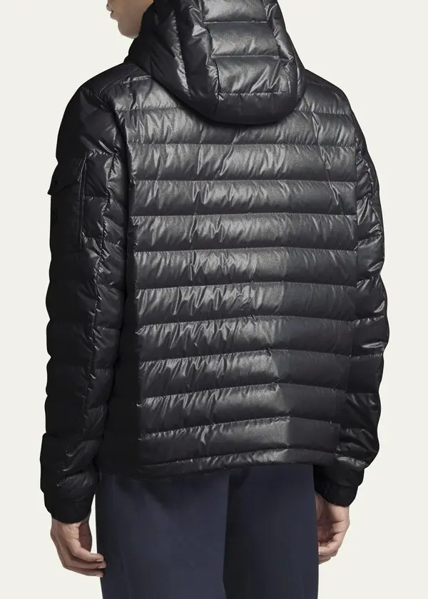 Moncler Lauros Quilted Hooded Down Jacket - Black