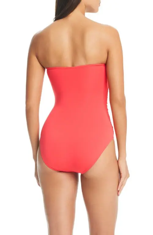BLEU BY ROD BEATTIE Kore Twist One-piece Swimsuit - Shortcake