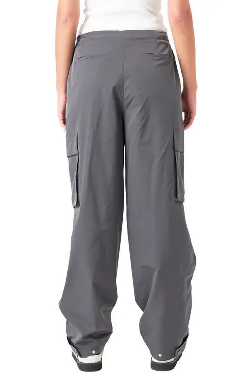 GREY LAB Pleated Low Rise Cargo Pants - Grey