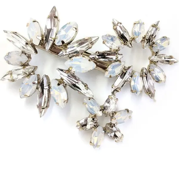 Brides & Hairpins Camila Crystal Hair Clip - Classic Silver