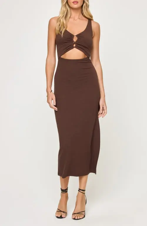 L*Space Camille Cover-up Dress - Espresso
