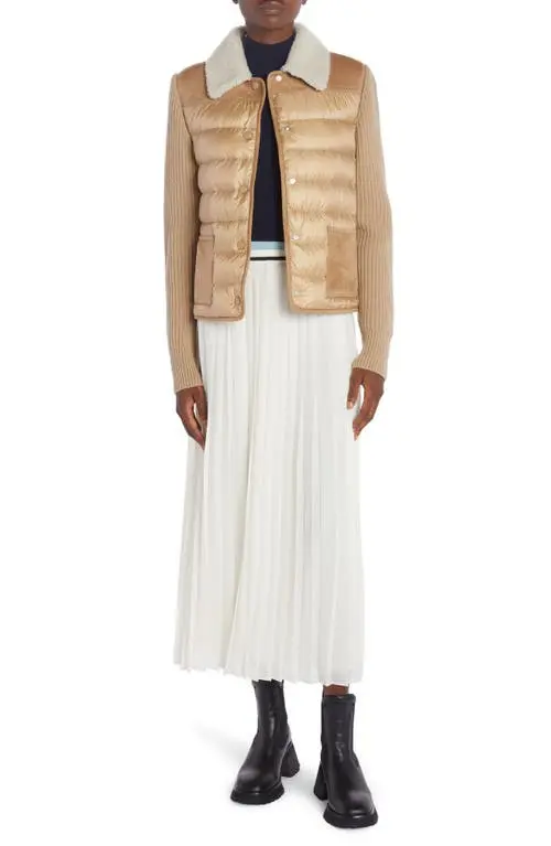 Moncler Pleated Midi Skirt