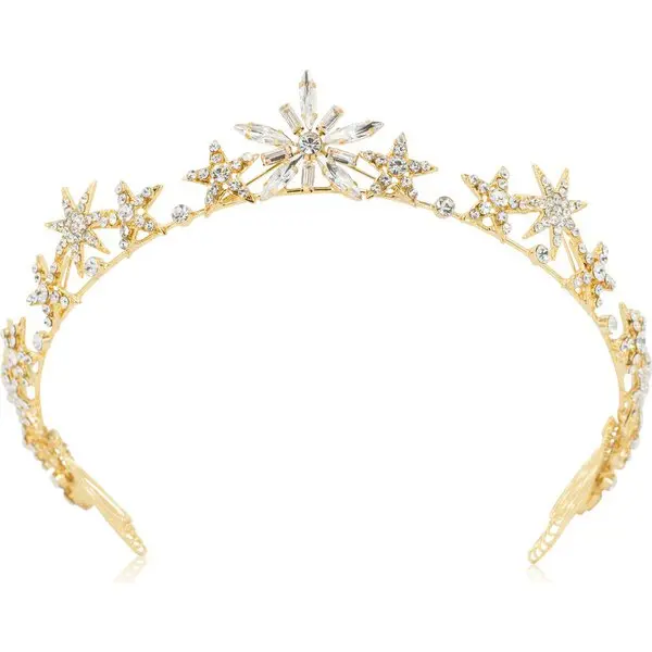 Brides & Hairpins Brinley Star Crown - Gold