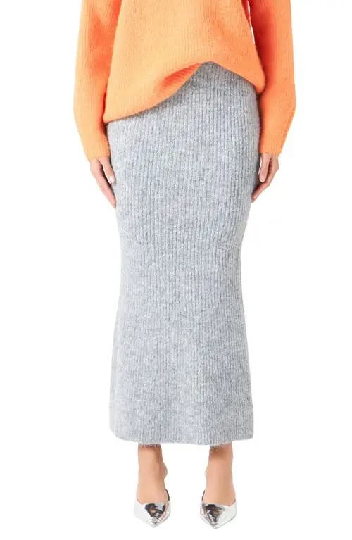 Endless Rose Fuzzy Maxi Skirt