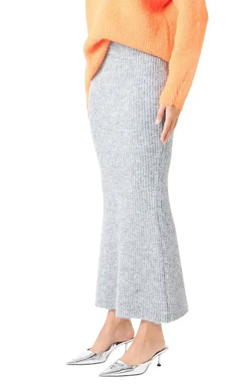 Endless Rose Fuzzy Maxi Skirt