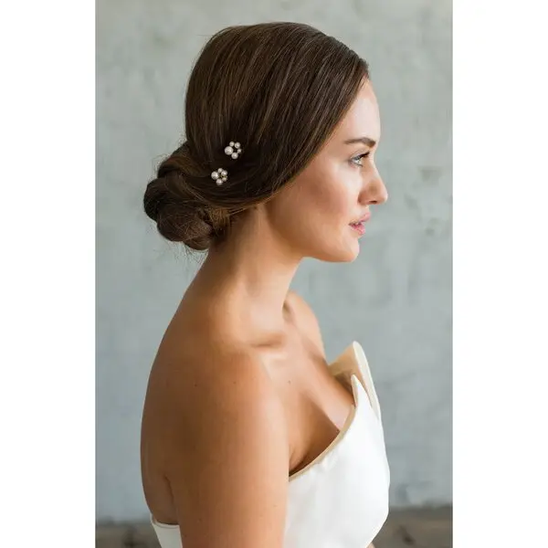 Brides & Hairpins Giada Hair Pins Set Of 2 - Gold