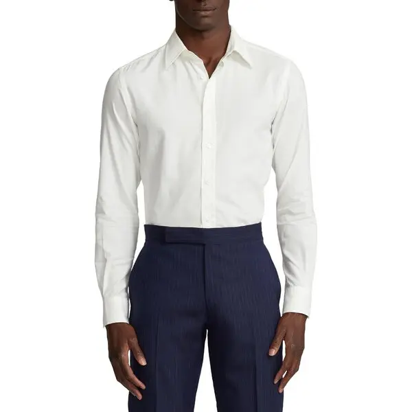Ralph Lauren Aston Cotton Poplin Button-up Shirt - White