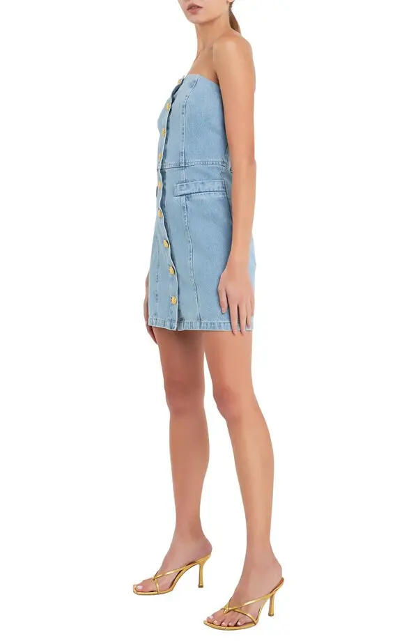 English Factory Denim Mini Tube Dress