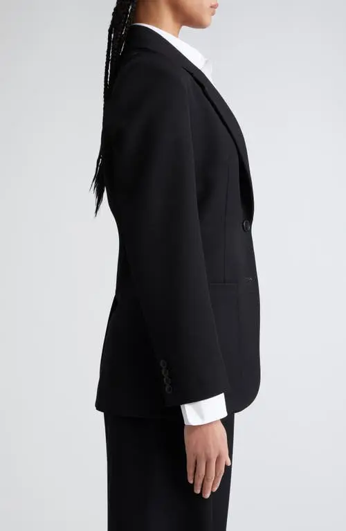 Victoria Beckham Patch Pocket Twill Blazer