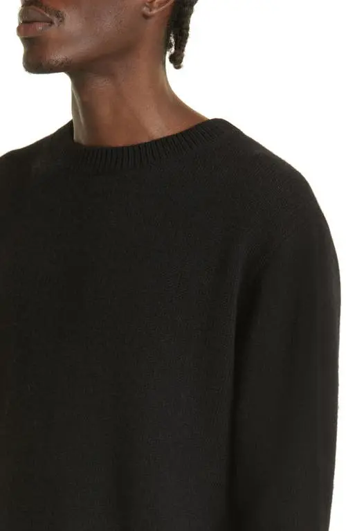 THE ELDER STATESMAN Simple Cashmere Sweater - Black