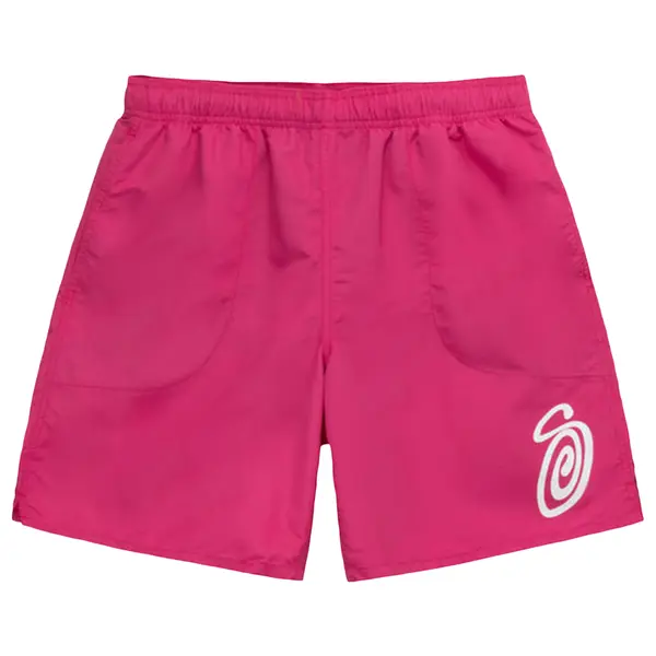 StÜssy Curly S Water Short 'fucshia - Pink
