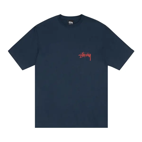 StÜssy Skate Tough Tee 'navy - Blue