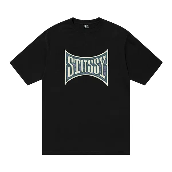 StÜssy Champion Pigment Dyed Tee - Black