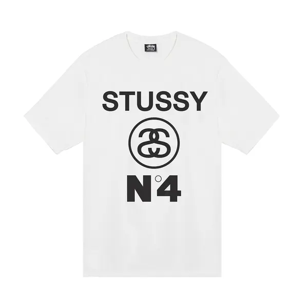 StÜssy No.4 Pigment Dyed Tee 'natural