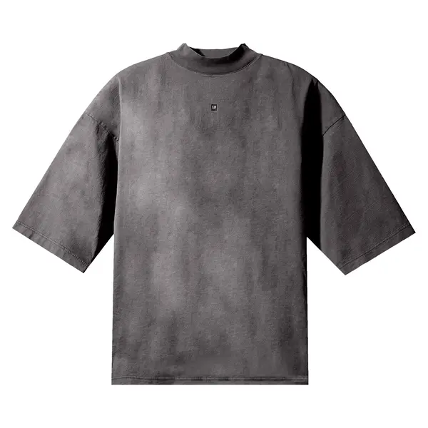 Yeezy Engineered Balenciaga Logo 3/4 Sleeve Tee 'dark