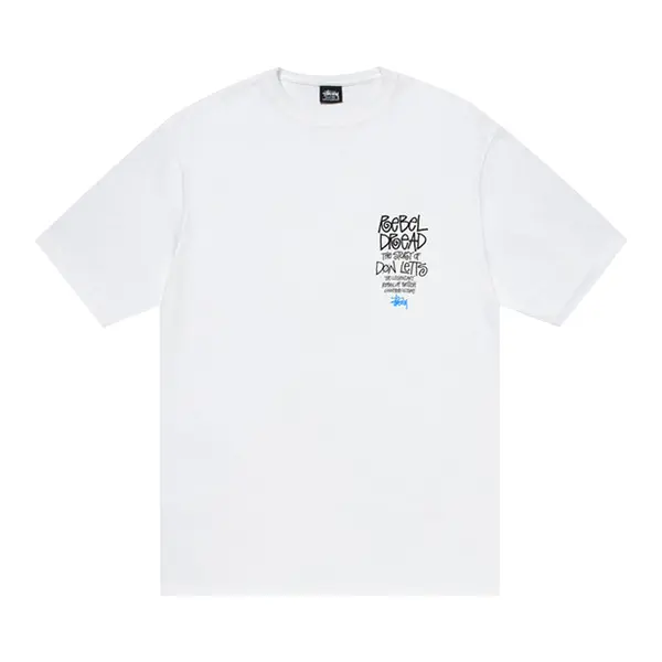 StÜssy Rebel Dread Tee - White