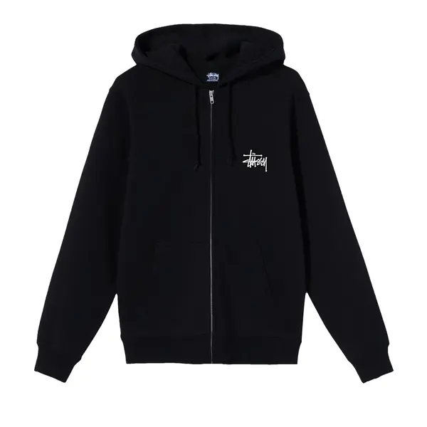StÜssy Basic Zip Hood - Black