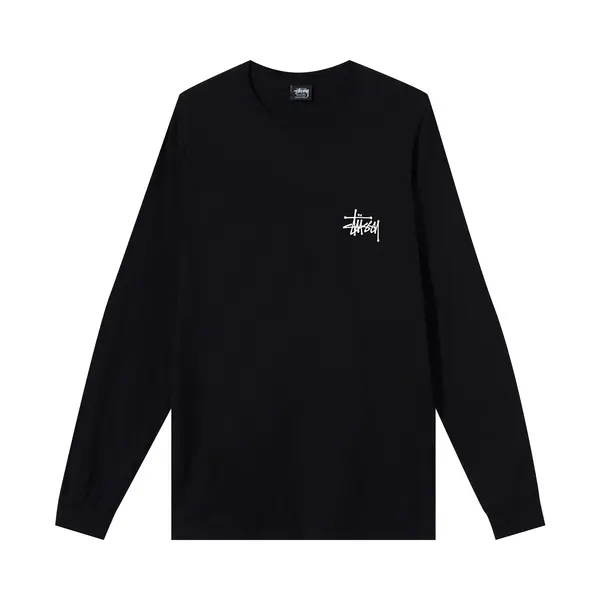 StÜssy Basic Long-sleeve Tee - Black