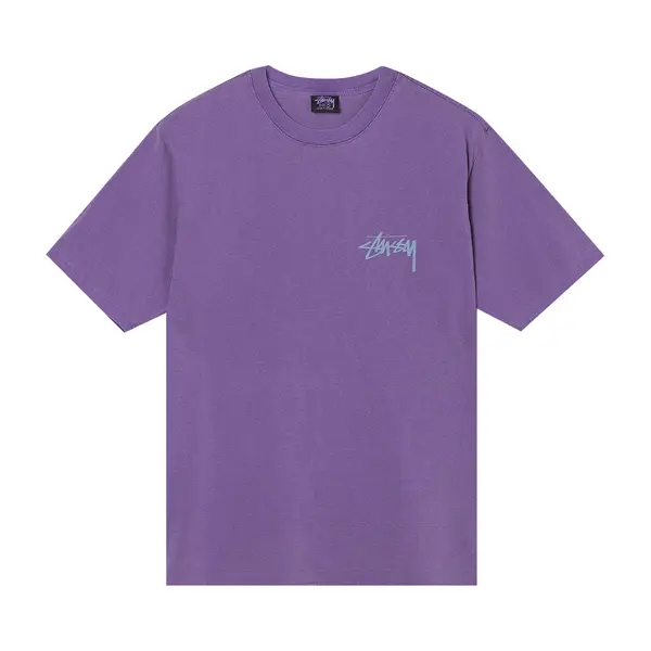 StÜssy Big League Pigment Dyed Tee - Purple