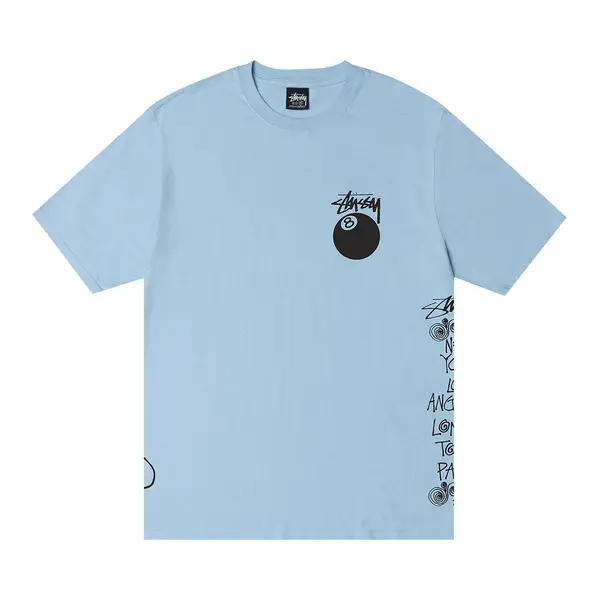 StÜssy Test Strike Pigment Dyed Tee 'sky - Blue