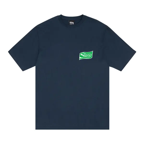 StÜssy Soda Can Tee 'navy