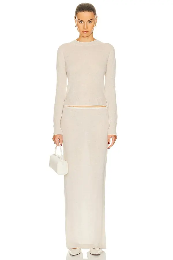 Eterne Emma Skirt - Oatmeal