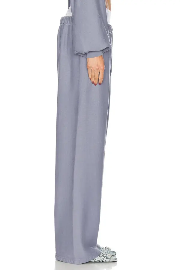 Alexander Wang Wide Leg Sweatpant - Washed Vintage Blue