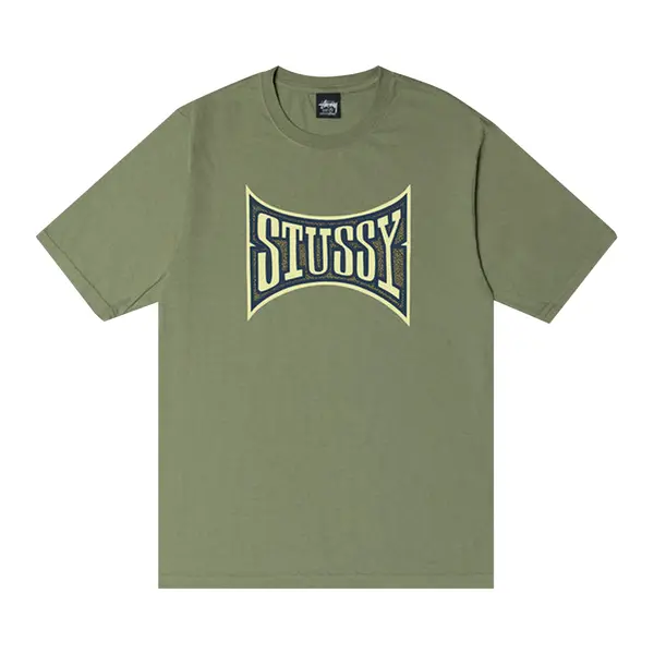 StÜssy Champion Pigment Dyed Tee 'artichoke - Green