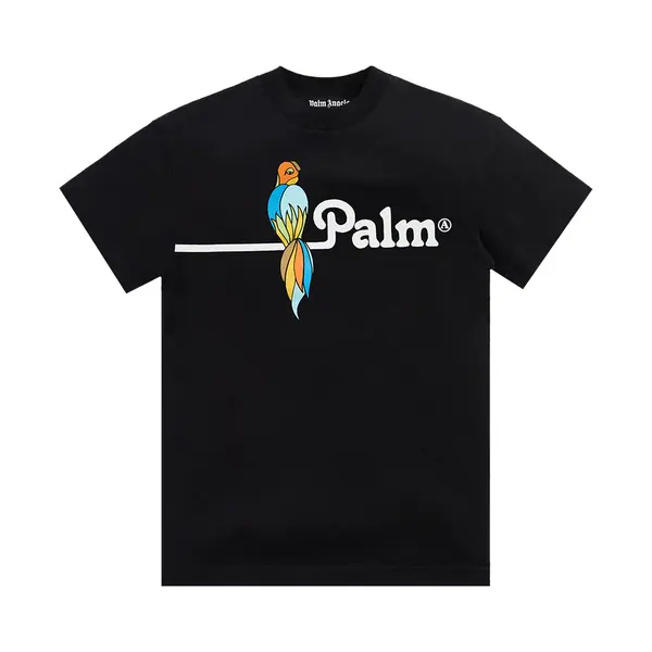 Palm Angels Parrot Classic Tee /white - Black