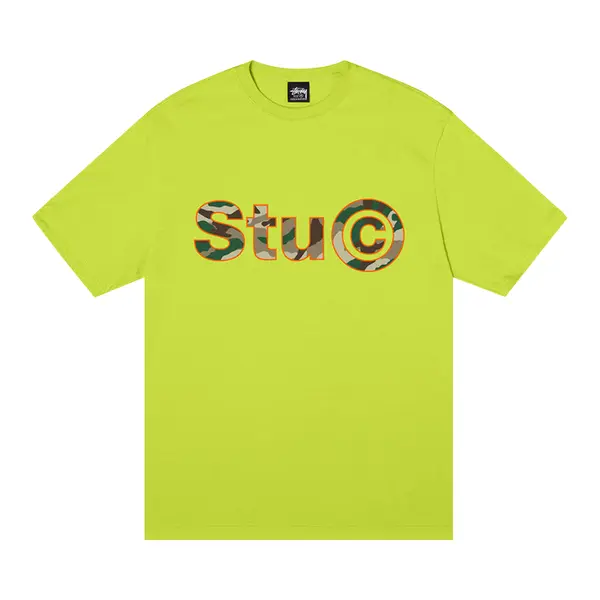 StÜssy Stu C. Camo Tee 'keylime