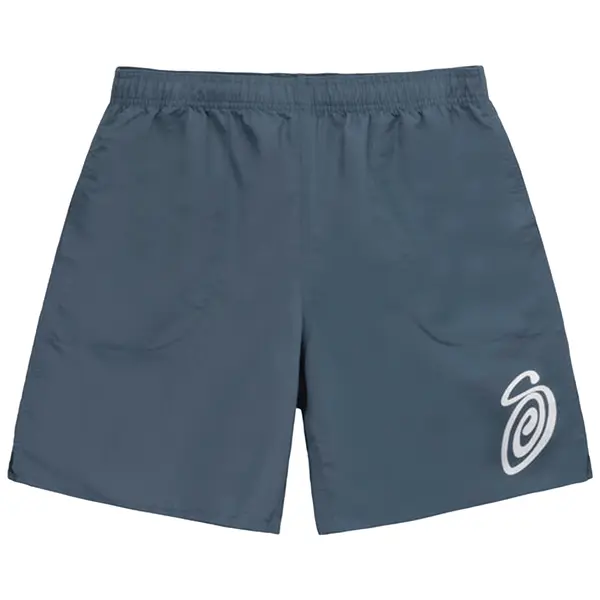 StÜssy Curly S Water Short 'washed Navy - Blue