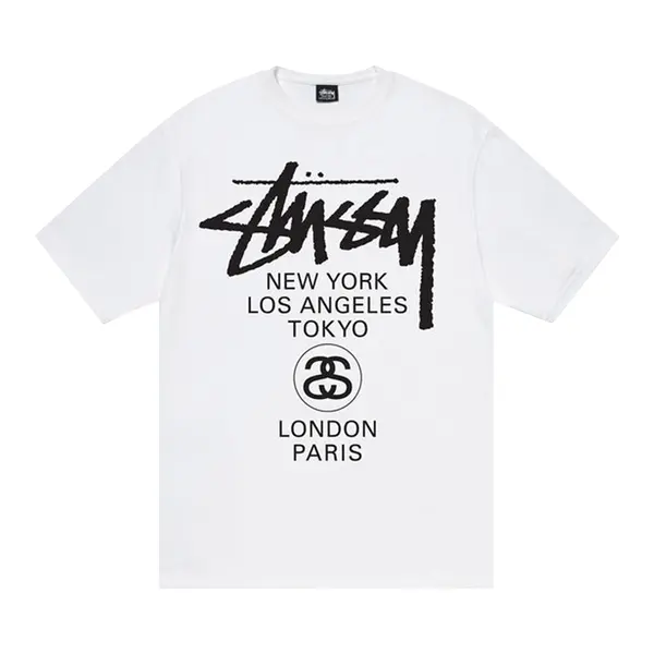 StÜssy World Tour Tee - White