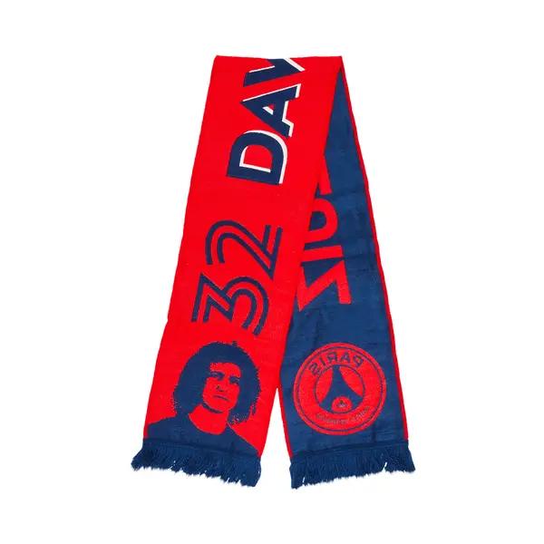 PARIS SAINT-GERMAIN David Luiz #32 Home Stadium Scarf - Red