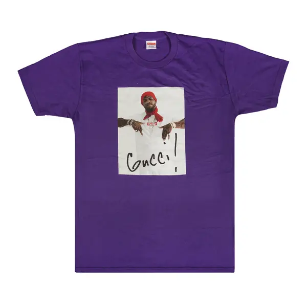 Supreme Gucci Mane T-shirt - Purple