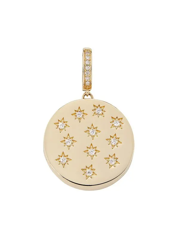 Saks Fifth Avenue Collection 14k & 0.13 Tcw Diamond Locket - Yellow Gold