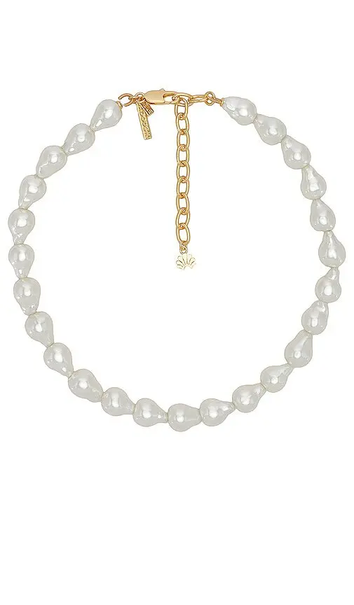 Lele Sadoughi Baroque Collar Necklace - Pearl