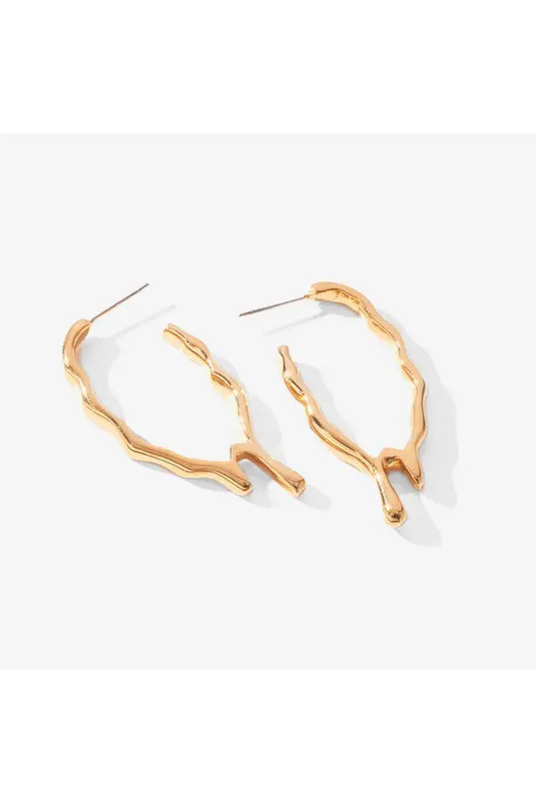 SOKO Tiriko Maxi Drip Hoop - Gold