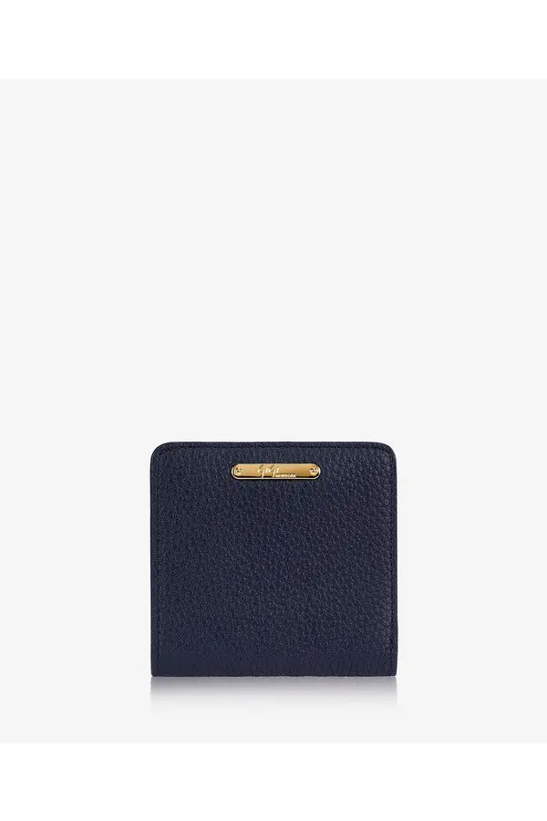 Gigi New York Mini Foldover Wallet - Navy
