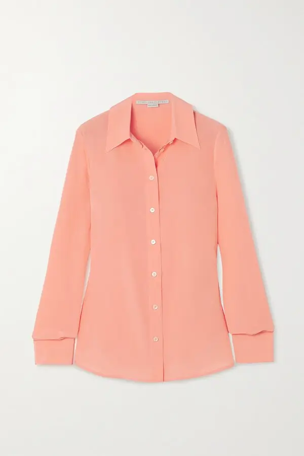 Stella McCartney Silk Crepe De Chine Shirt