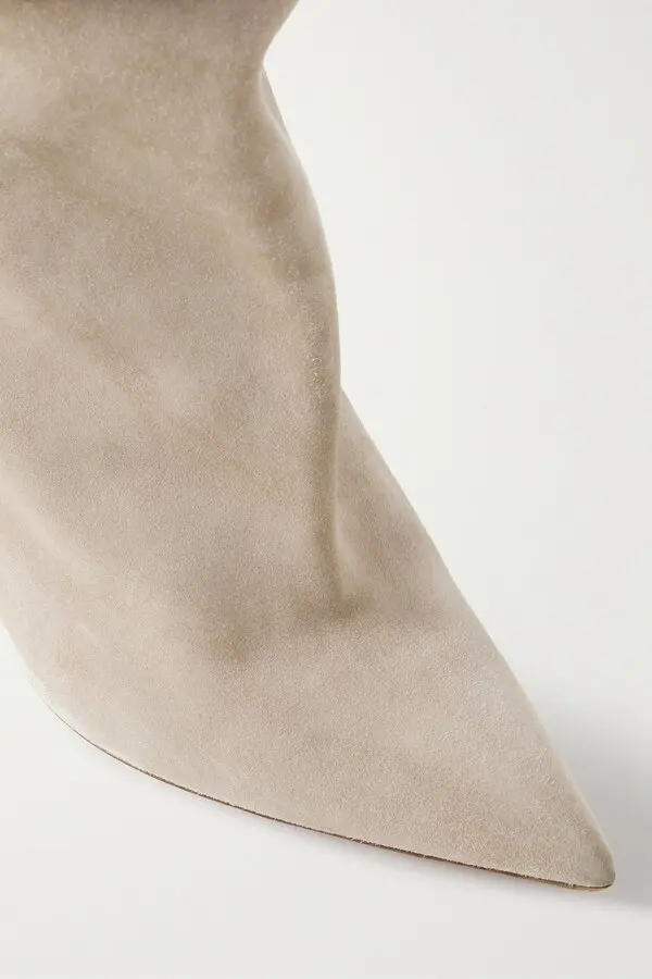 Khaite River Suede Boots