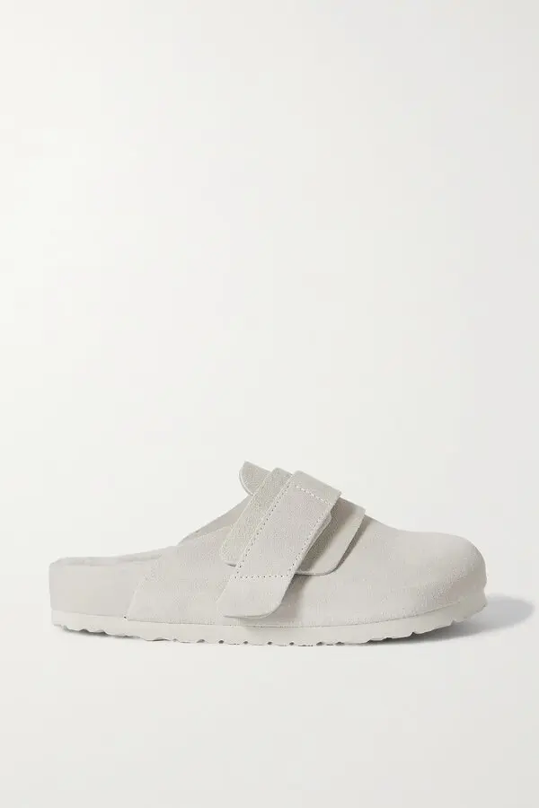 BIRKENSTOCK Tekla Nagoya Shearling-lined Suede Clogs