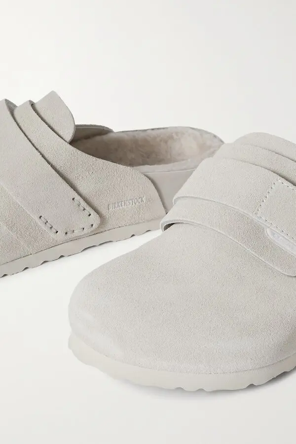 BIRKENSTOCK Tekla Nagoya Shearling-lined Suede Clogs